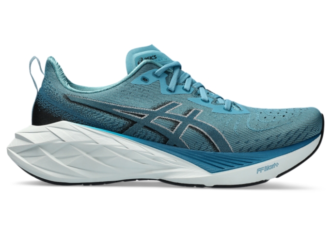 Novablast 4 Wide Men Blue Tealevening Teal Mens Running Shoes Asics Malaysia