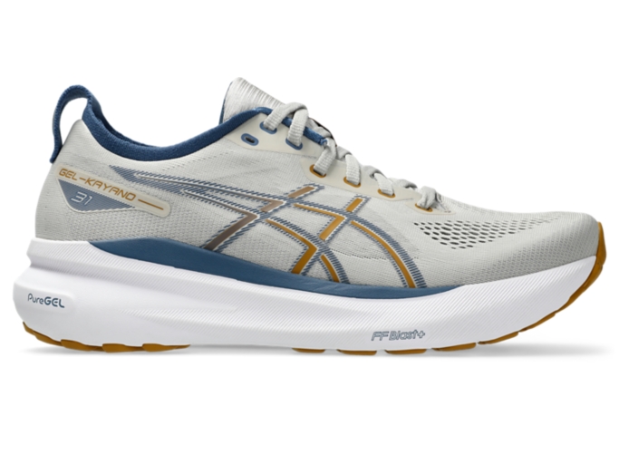 GEL-KAYANO 31 | Men | Oyster Grey/Spice Curry | Mens Running Shoes ...