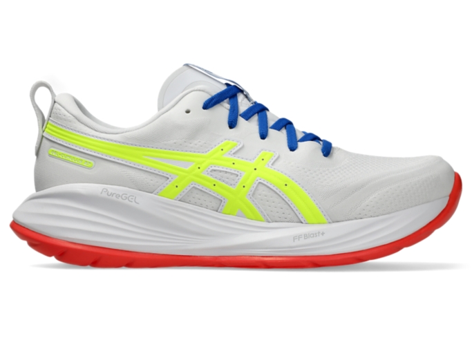 GEL-CUMULUS 27 ATC | Men | WHITE/SAFETY YELLOW | Men Running Shoes ...
