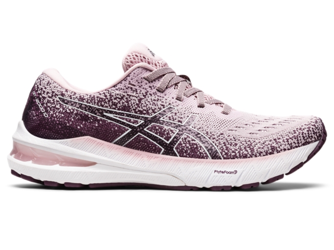 Women's GT-2000 10 KNIT | Barely Rose/White | Corri Più Lontano | ASICS