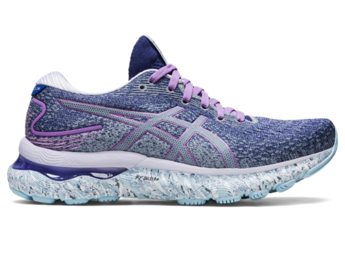 Women's GEL-NIMBUS 24 | Twilight Blue/White | Running Shoes | ASICS