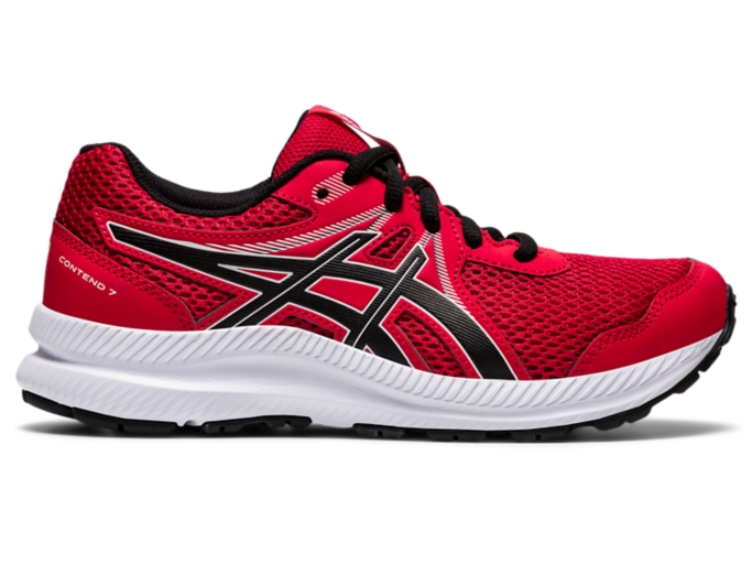 Unisex CONTEND 7 GS | Classic Red/Black | Grade School (1 to 7) | ASICS ...