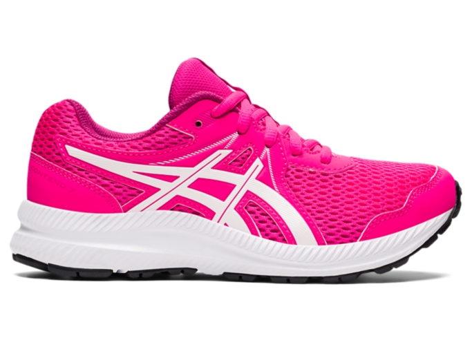 CONTEND 7 GS | Kids | Pink Glo/White | Kids Grade School Shoes (1-7 ...