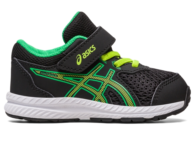 CONTEND 8 TS | Kids | Black/Lime Zest | Kids Toddler Shoes (K4-K9 ...