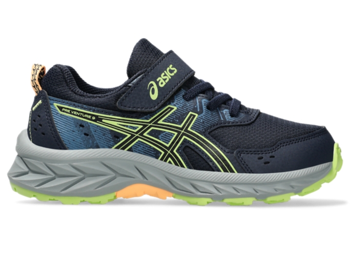 GEL-VENTURE 9 PRE-SCHOOL | Kids | Midnight/Lime Green | Kids' Running ...