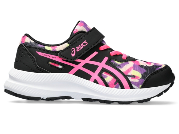 UNISEX CONTEND 8 PS | Black/Hot Pink | Running | ASICS Outlet DE