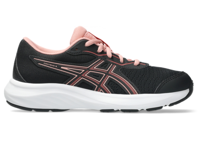 CONTEND 9 GS | Kids | Black/Dark Pink Clay | Löparskor barn | ASICS SE