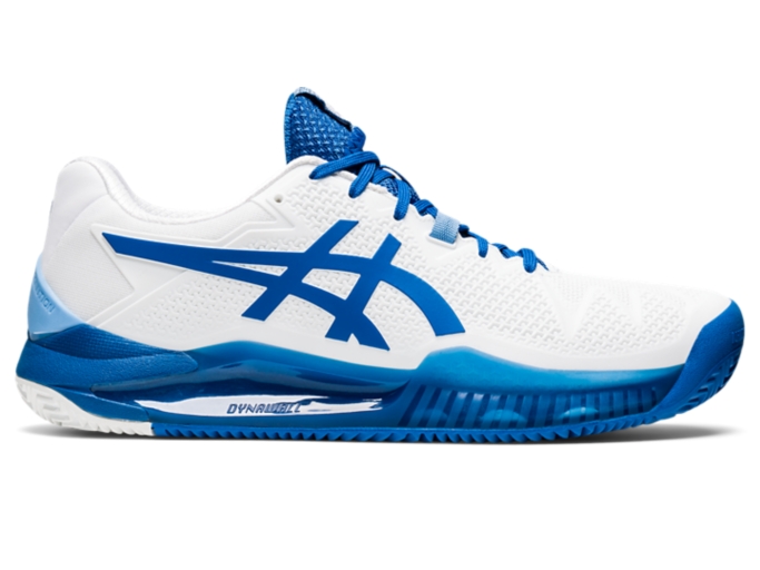 GEL-RESOLUTION 8 CLAY | Men | White/Lake Drive | Tennis Shoes for Men ...
