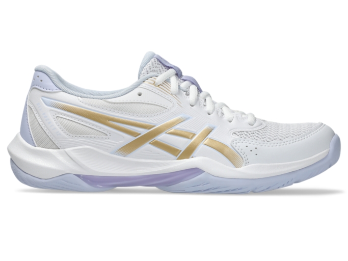 GEL-ROCKET 12 | Women | WHITE/CHAMPAGNE | Women Indoor Shoes | ASICS Thailand