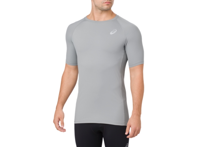 ASICS BASE LAYER SS TOP | Men | STONE GREY | notdisplayed | ASICS UK