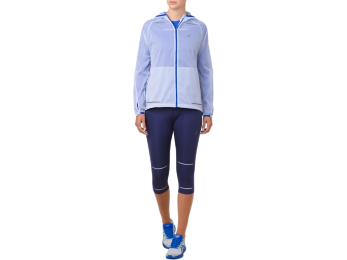 Women's Lite-Show Jacket | Illusion Blue | Jackets & Outerwear | ASICS