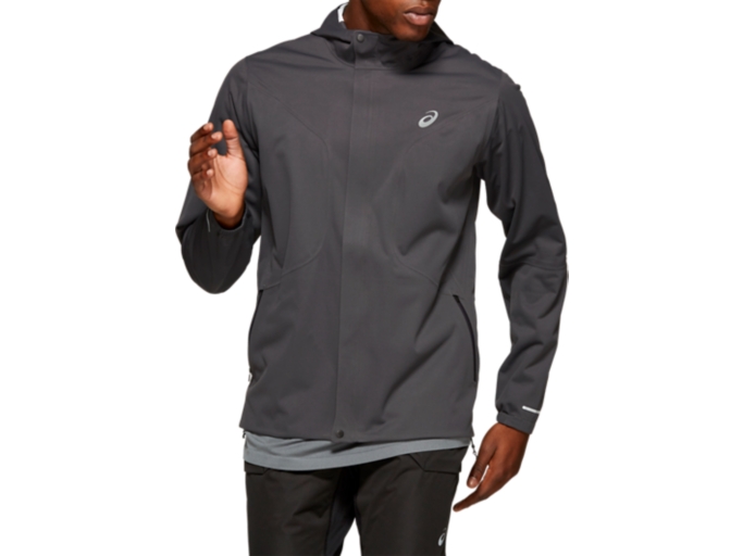 MEN'S Accelerate Jacket | Graphite Grey | Jackets & Outerwear | ASICS