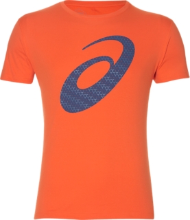 SILVER GRAPHIC SS TOP #3 | Men | NOVA ORANGE | notdisplayed | ASICS UK