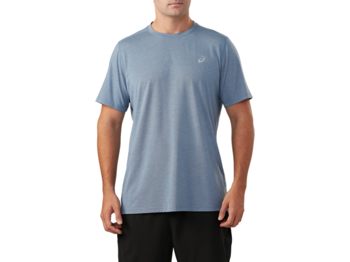 Short Sleeve Performance Run Top | Steel Blue | T-Shirts & Tops | ASICS