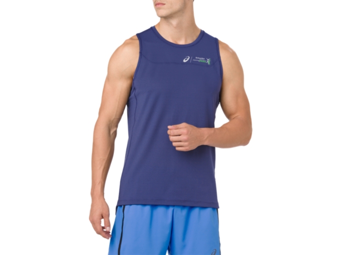 UNISEX COOL SINGLET PM | INDIGO BLUE | notdisplayed | ASICS