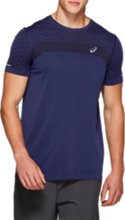 SEAMLESS SS TEXTURE | Men | PEACOAT | notdisplayed | ASICS UK