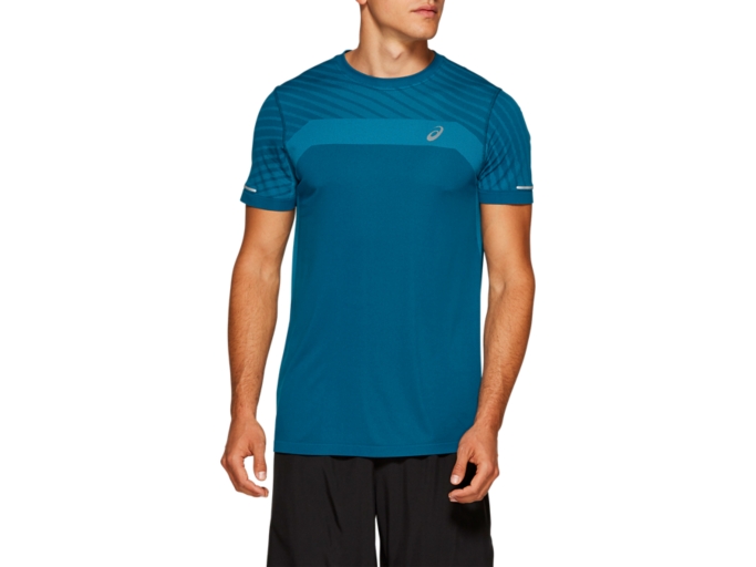 SEAMLESS SS TEXTURE | Men | Deep Sapphire | notdisplayed | ASICS UK