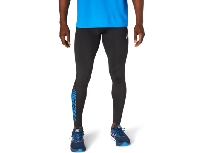 Men's ICON TIGHT | Performance Black/Electric Blue | Tights | ASICS ...
