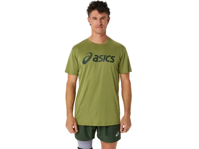 UNISEX CORE ASICS TOP | Cactus/Rain Forest | Site Catalog - ASICS EU ...