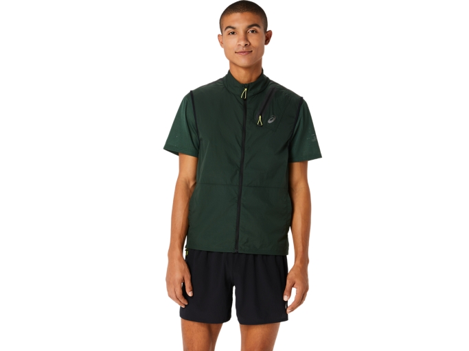 METARUN PACKABLE VEST | Men | Rain Forest | Jacks en vesten voor heren ...