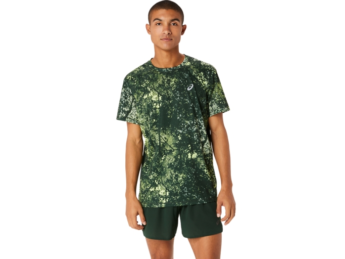ALL OVER PRINT SS TOP | Men | 2011C930.300 | Men Tops | ASICS ไทย