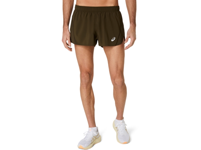 ASICS CORE SPLIT SHORT | Men | Brown Stone | Men's Shorts | ASICS IE