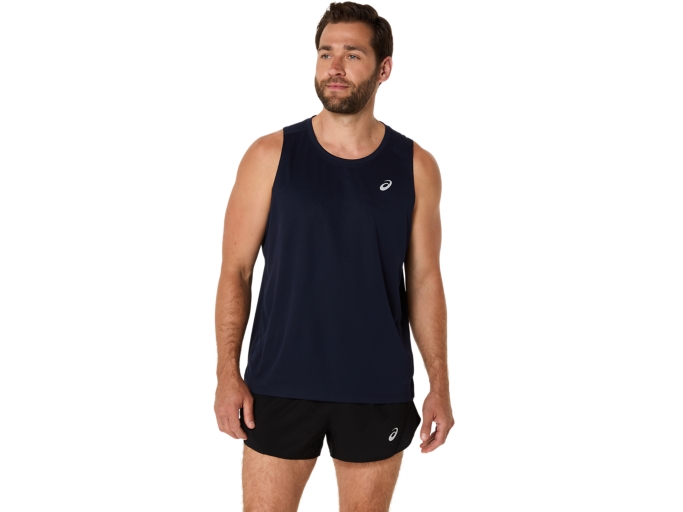 ASICS SILVER SINGLET | Men | MIDNIGHT | Men's Tank Tops | ASICS Singapore