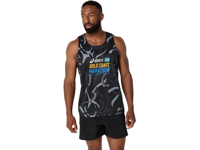 GCM25 ROAD ALL OVER PRINT SINGLET | Men | Performance Black | Mens ...