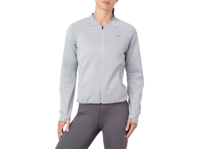 Urban Racer Jacket | Mid Grey | Jackets & Outerwear | ASICS