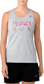 SILVER GRAPHIC TANK | Women | MID GREY | notdisplayed | ASICS UK
