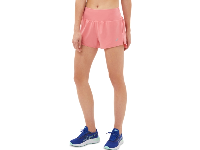 WOMEN'S ROAD 3.5IN SHORT | Peach Petal | Shorts & Pants | ASICS