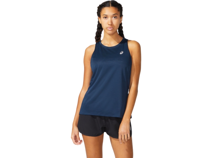 SILVER TANK | Women | French Blue | Womens Singlets | ASICS Australia