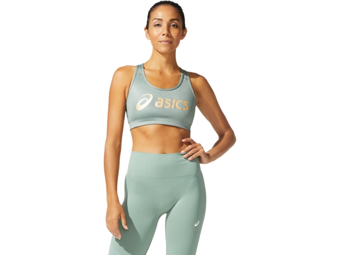 WOMEN'S SAKURA ASICS SPIRAL BRA | Slate Grey | Sports Bras | ASICS