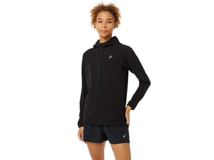 WOMEN'S READY-SET JACKET | Performance Black | Jackets & Outerwear | ASICS