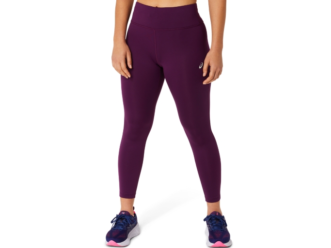 Women's KATAKANA CROP TIGHT | Deep Mauve | Tights & Leggings | ASICS ...