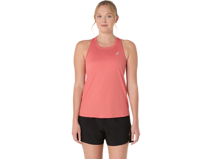 ASICS CORE TANK | Women | Dark Pink Clay | Hauts manches courtes femme ...