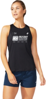 GCM24 SILVER TANK | Women | Performance Black | Womens Singlets | ASICS ...