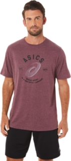 SPIRAL A UNIVERSAL LANG TEE | Men | Deep Mars Heather | Unisex Short ...