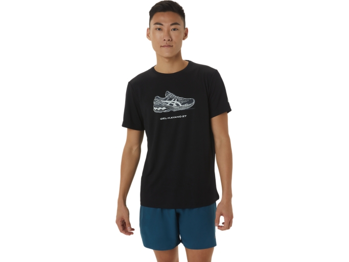 SHOE GRAPHIC SHORT SLEEVE TEE | Men | Performance Black | ASICS United ...