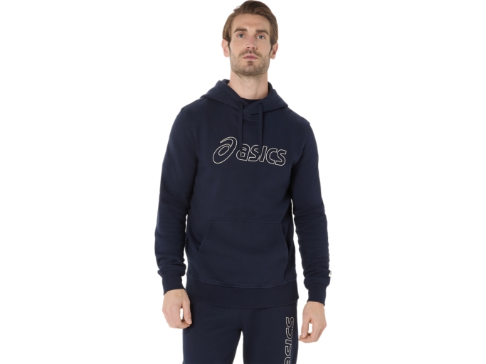 ASICS LOGO OTH HOODIE | Men | Midnight/Birch | Hoodies en sweatshirts ...