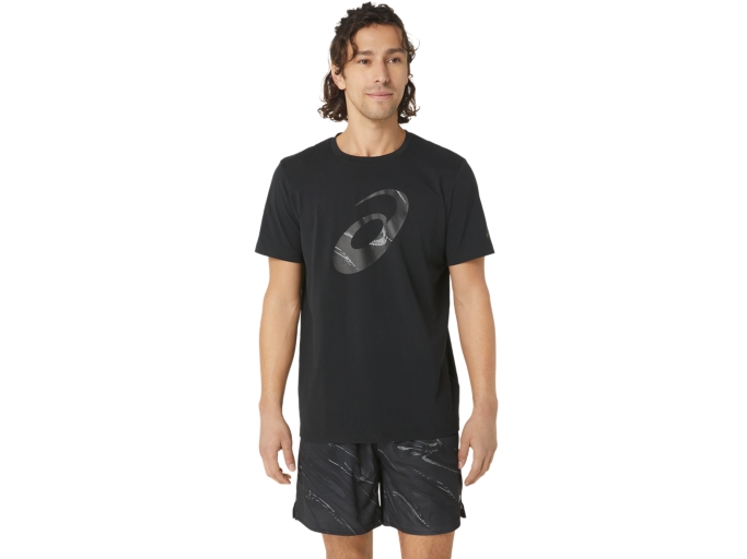 SEASONAL GRAPHIC TEE | Men | Performance Black | Mens Short Sleeved ...