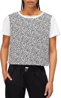WOMEN'S ASICS CAMO SHORT SLEEVE BOXY TEE | Women | Brilliant White ...
