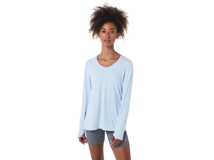 WOMEN'S LONG SLEEVE HEATHER TOP | Soft Sky Heather | T-Shirts & Tops ...