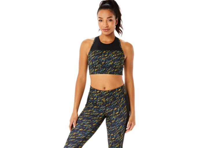 WOMEN'S KATE STRAPPY BRA | Women | Night Shade/Sage Print ...