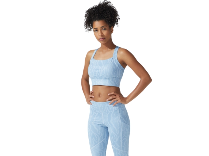 WOMEN'S NEW STRONG 92 PRINTED BRA | Mist Print | Sports Bras | ASICS