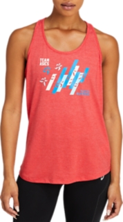 WOMEN'S RETRO RUNNER RACERBACK TEE | Classic Red Heather Grey | T ...