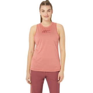 Women's TIGER TANK TOP | Light Garnet/Brisket Red | Short Sleeve Tops ...