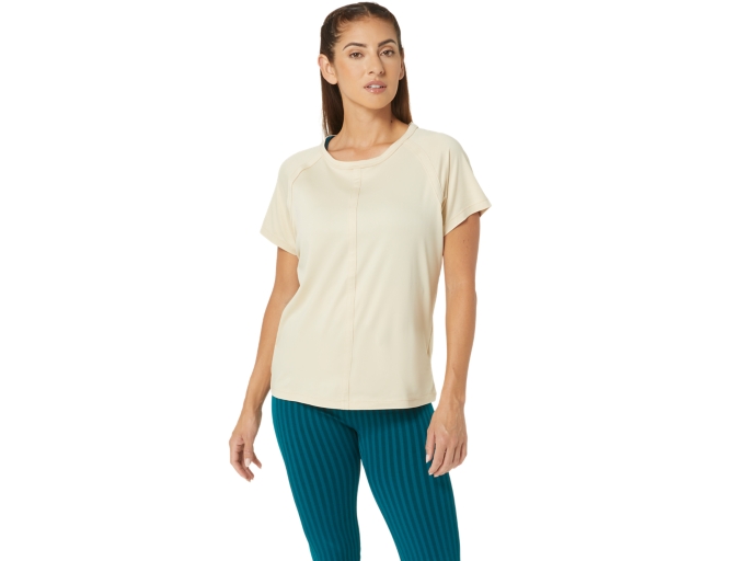 WOMEN FLEX STRETCH SHORT SLEEVE TOP | Women | BEIGE | Women Tops ...
