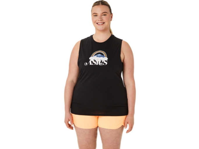 WOMEN'S ASICS YOUR ADVENTURE MUSCLE TEE | Performance Black | T-Shirts ...