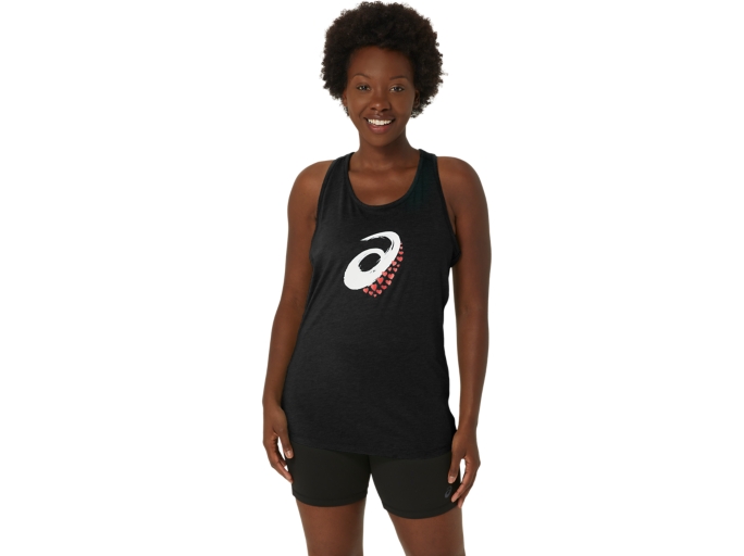 WOMEN'S ASICS GRATITUDE RACERBACK | Performance Black | T-Shirts & Tops ...